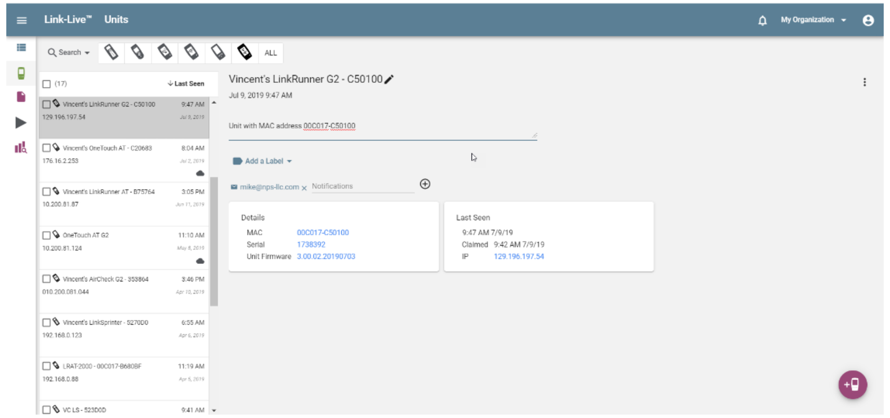 Link-Live | Collaboration, Reporting & Analysis | NetAlly