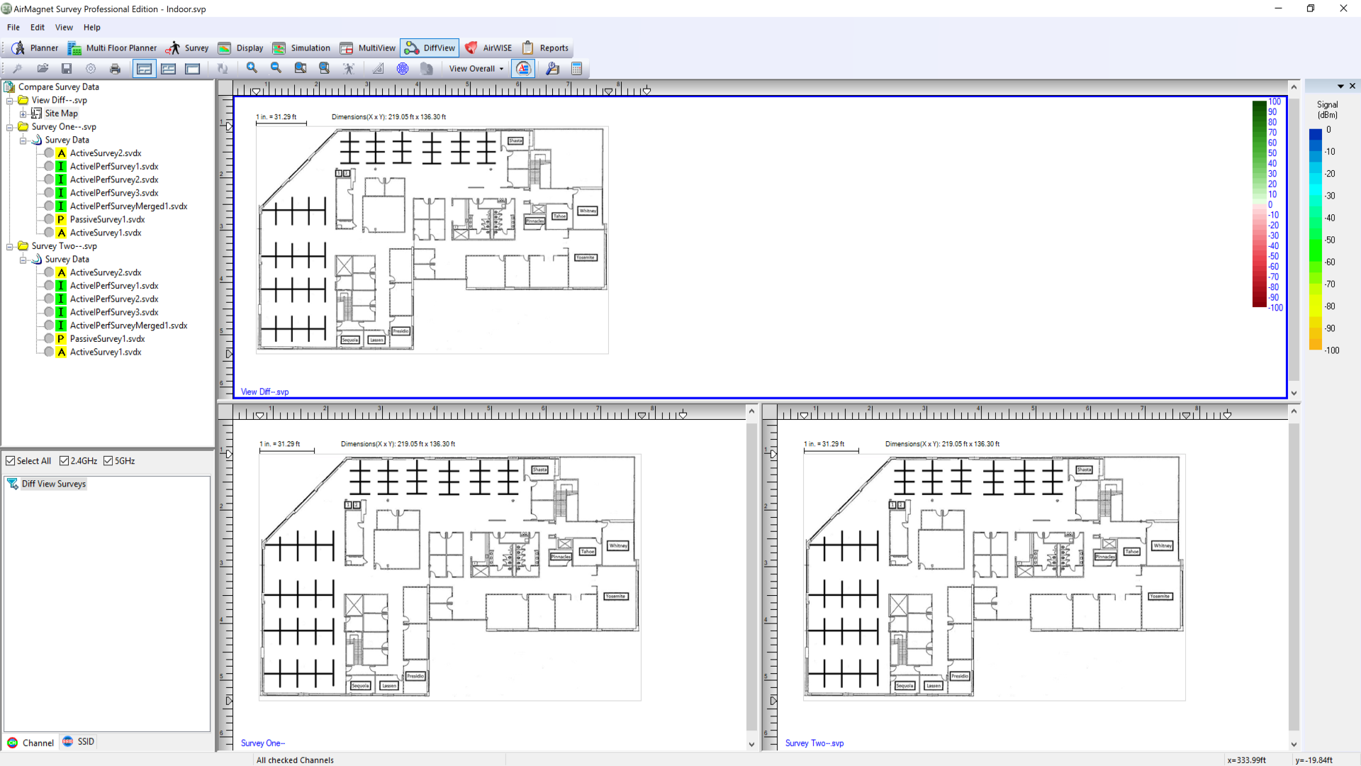 AirMagnet® Survey PRO | Wi-Fi Site Survey Tool NetAlly