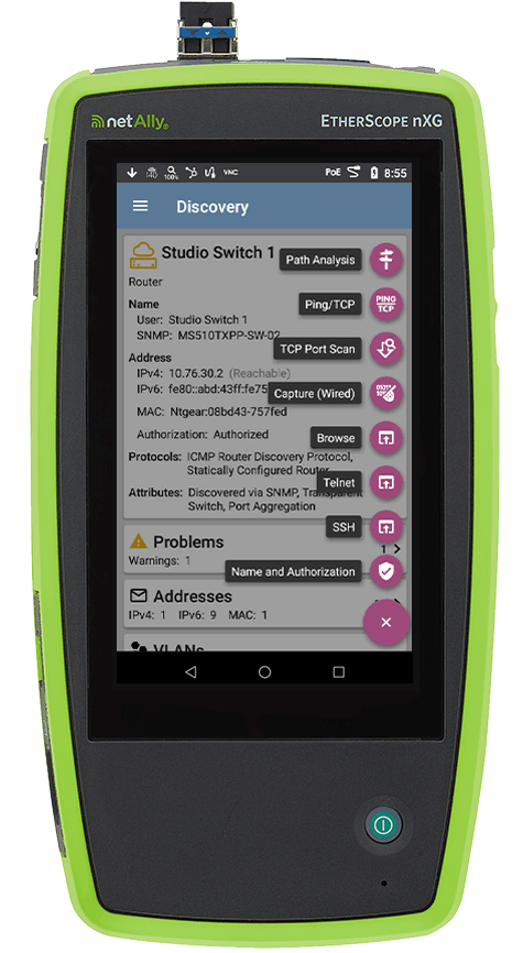 EtherScope nXG Portable Network Expert | Network Analyzer NetAlly