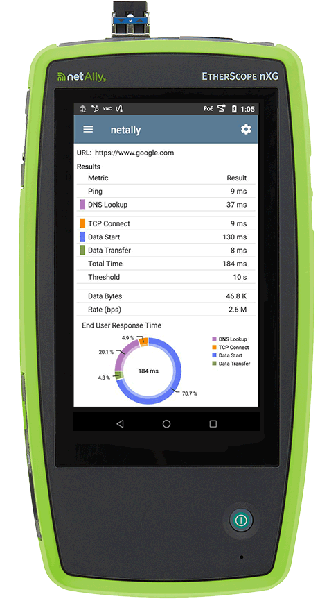 EtherScope nXG Portable Network Expert | Network Analyzer NetAlly