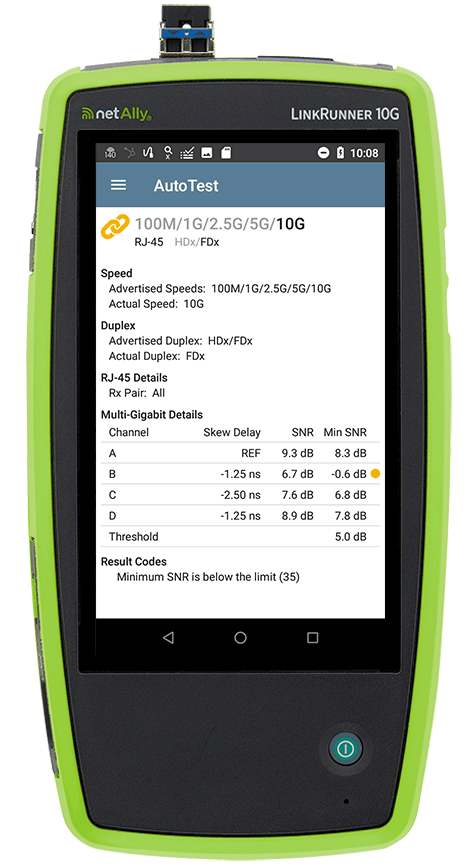 LinkRunner® 10G | Ethernet Tester | NetAlly