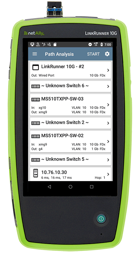 LinkRunner® 10G | Ethernet Tester | NetAlly