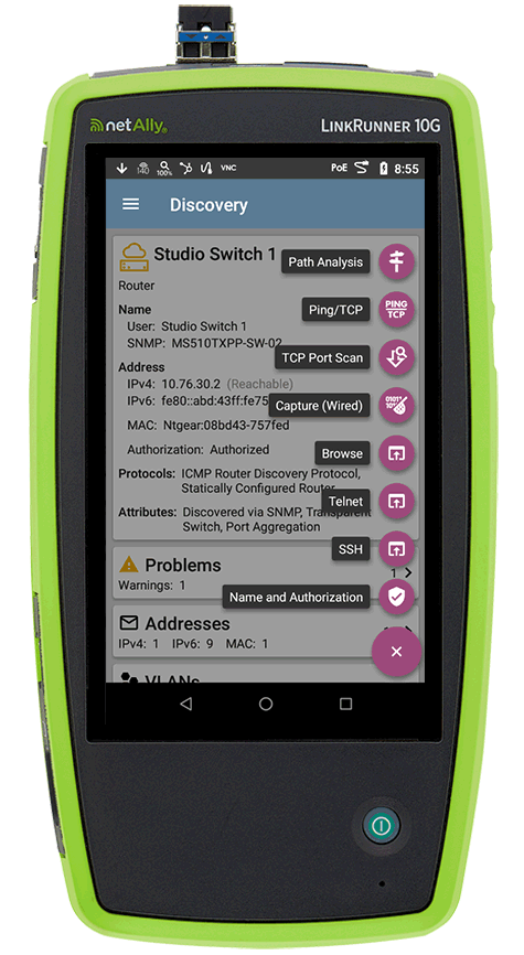 LinkRunner® 10G | Ethernet Tester | NetAlly