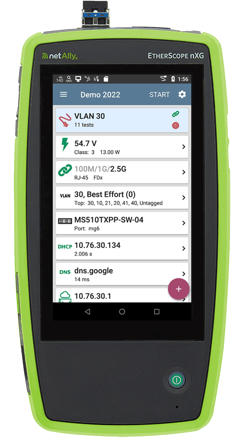 EtherScope nXG Portable Network Expert | Network Analyzer NetAlly