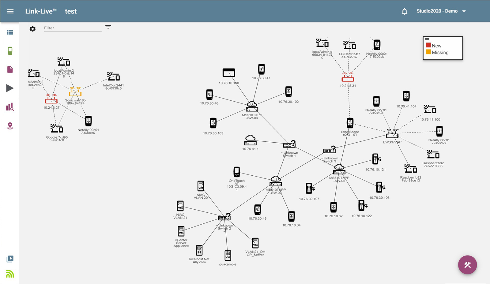 Link-Live | Collaboration, Reporting & Analysis | NetAlly