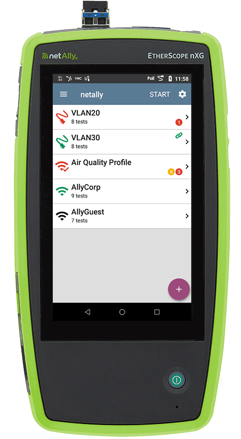 EtherScope nXG Portable Network Expert | Network Analyzer NetAlly